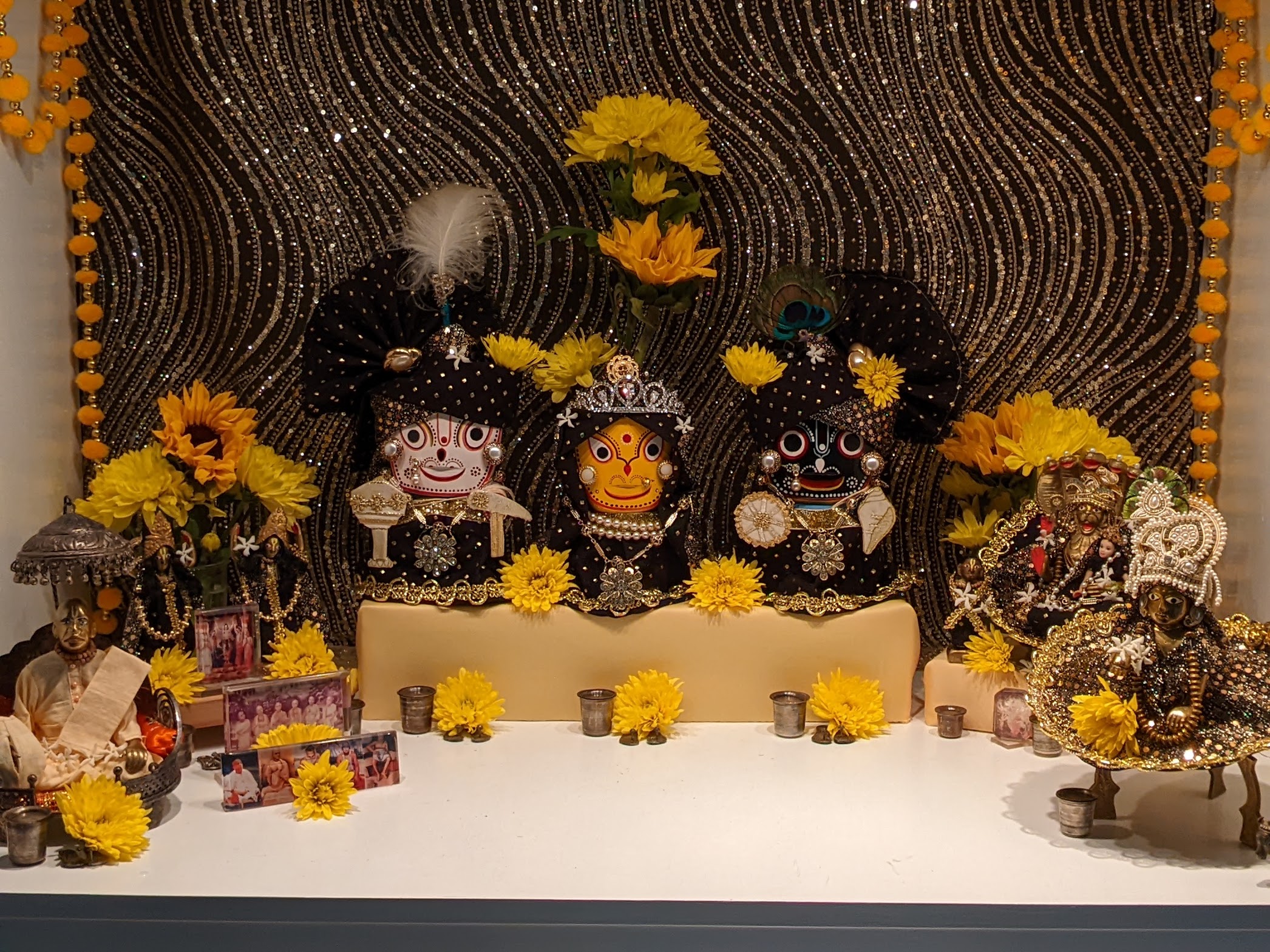 Hare Krishna Altar with Deities